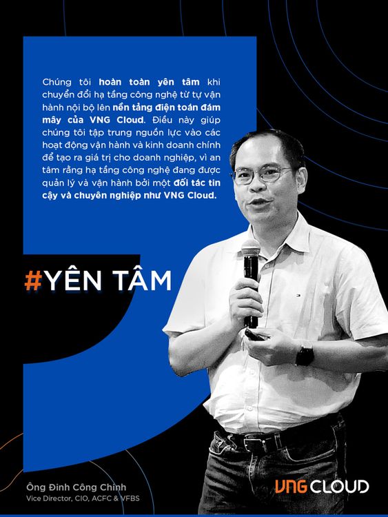 Hạ tầng đám mây ổn định của VNG Cloud giúp ACFC & VFBS yên tâm vận hành ...