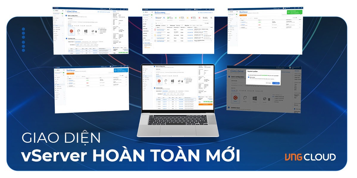 A Brand New Interface of vServer | VNG Cloud